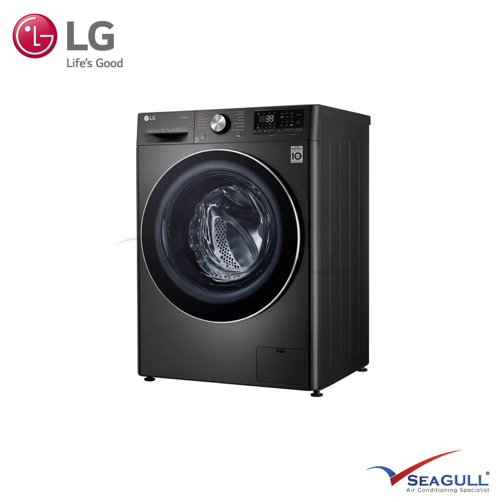 LG 10.5/7KG, AI Direct Drive Washer Dryer With STEAM+™ & TURBOWASH360 ...