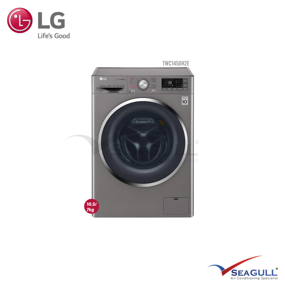 LG 10.5/7KG, LG TWINWASH™ Washer Dryer With 6 Motion Inverter Direct ...