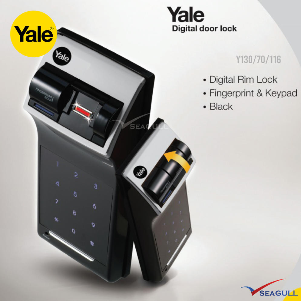 YALE YDR4110 Premium Biometric Fingerprint/ Keypad Digital Door Lock ... YALE YDR4110 Premium Biometric Fingerprint/ Keypad Digital Door Lock ...